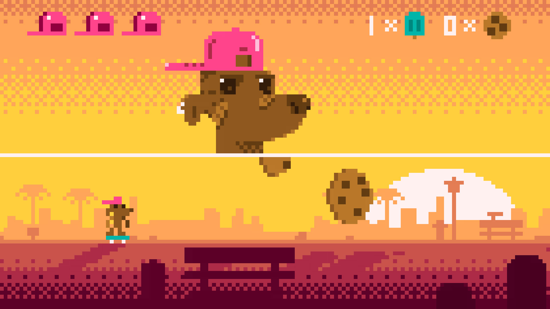 Skater Dawg Trailer – Pixel Art – Musclebeaver
